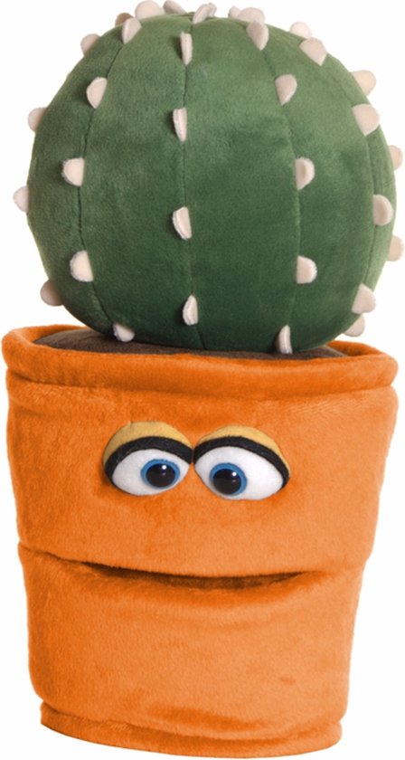 Living Puppets Pratende Bloempot met Cactus Handpop | bol