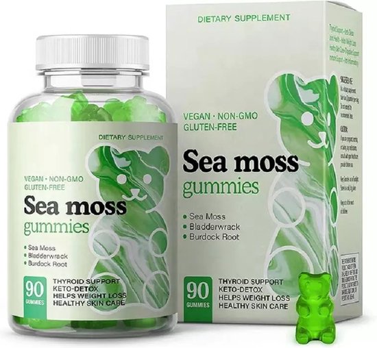 Sea moss gummies - Sea moss - Biologische zeewier gummies - Bevat Iers ...