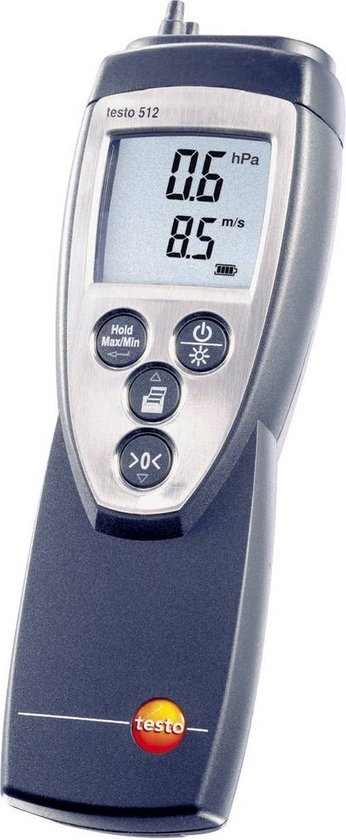 testo 512 (0...2hPa) Gasdrukmeter Luchtdruk 0 - 2 hPa | bol.com