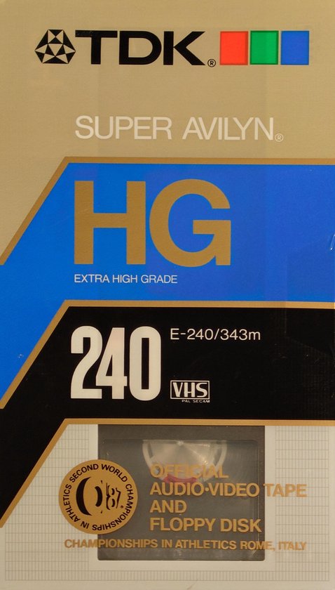 TDK E-240 HQ VHS Video Cassette 2 Pack | bol