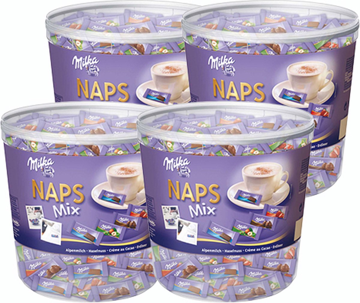 Milka - Naps Mix - 4x 1kg | bol.com