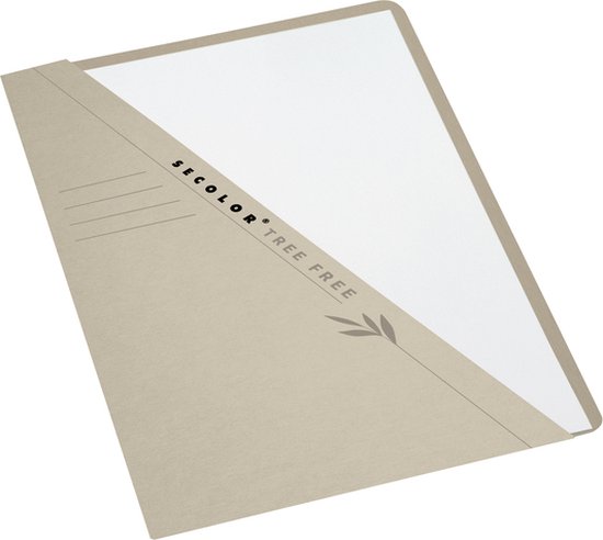 Insteekmap Secolor Tree-Free A4 226gr grijs | 100 stuks | bol