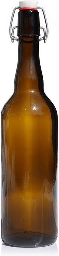 10 stuks - 750ml bruine bier fles met beugelsluiting | bol.com