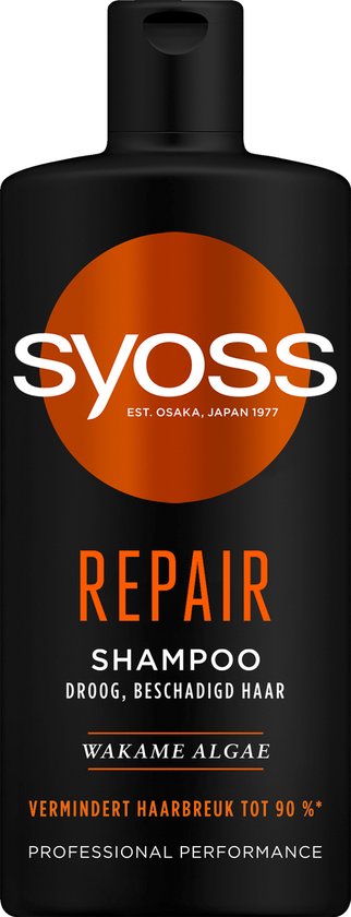 SYOSS Repair Therapy Shampoo 6x 440ml - Grootverpakking | bol.com
