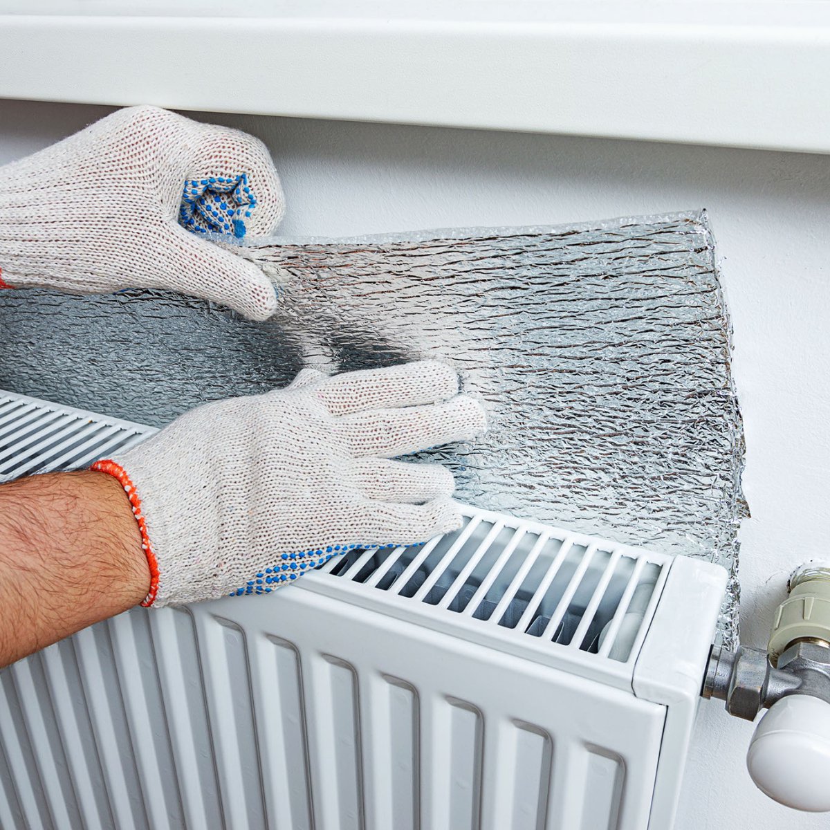 Radiatorfolie inclusief 12 sterke magneten - 500cm × 50cm - Isolatie ...