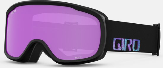 Giro Moxie Women's Snow Goggle - Black Chroma Dot Strap with Amber Pink ...