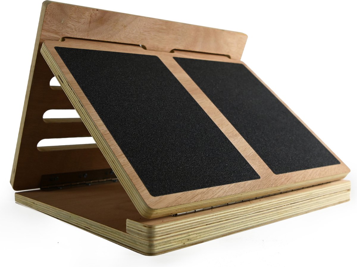 STRIDE - Fitness - Slant Board - Verstelbaar - Stretch Board - Hout ...