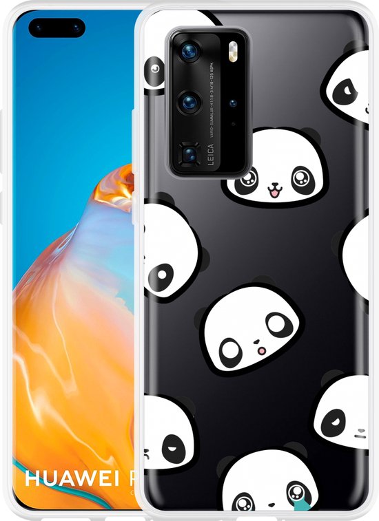 Hoesje geschikt voor Huawei P40 Pro Panda Emotions | bol
