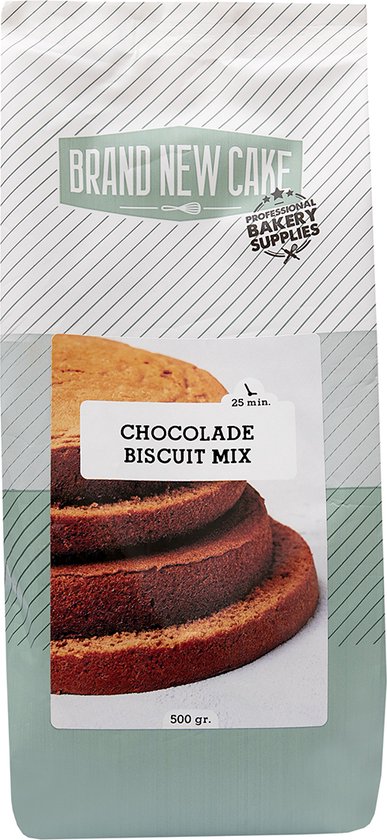 BrandNewCake Chocolade Biscuit-mix 500g | bol