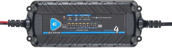 Ective batterijlader Proload 4A - 6V en 12V druppellader | bol.com