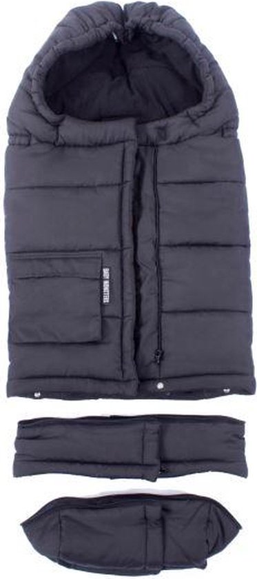 Babymonsters ICE Size EVO Baby Trappelzak Zwart | bol.com