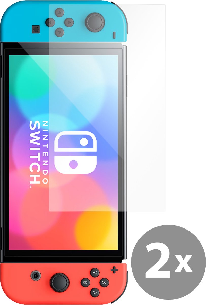 Cazy Screenprotector - Geschikt voor de Nintendo Switch OLED - 2 stuks ...