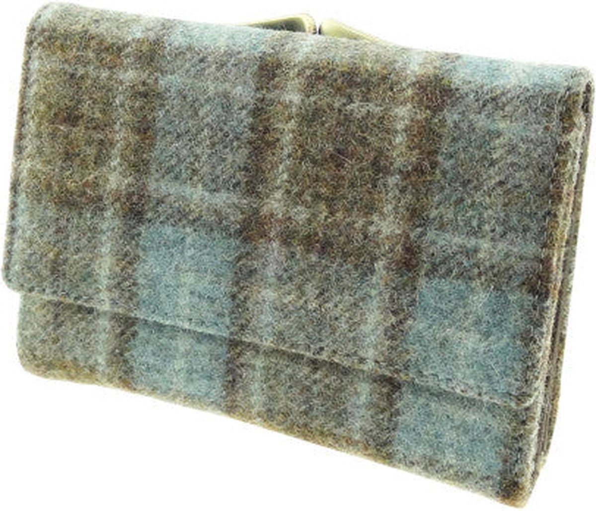 Glen Appin Abraham Moon Tweed Rosehall Portemonnee Belby Blauw Beige ...