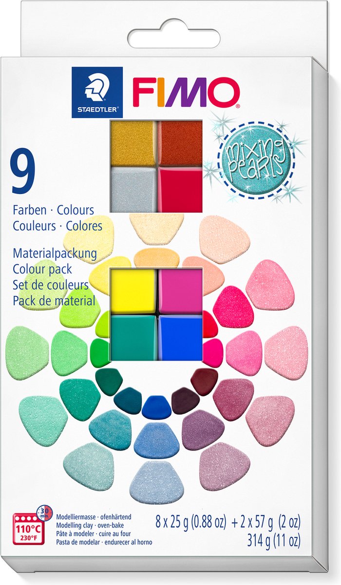 FIMO colour pack 9 kleuren Mixing mica | bol.com