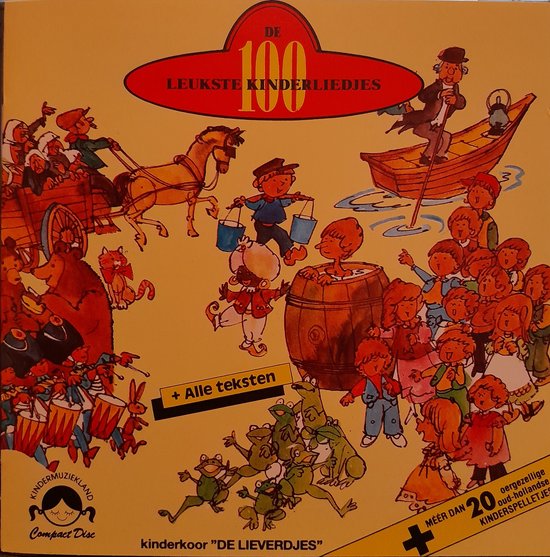 De 100 Leukste Kinderliedjes - Cd Album, Kinderkoor de Lieverdjes ...