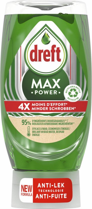 Dreft Max Power Afwasmiddel Original 370 ml | bol