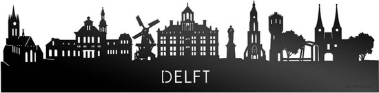 Skyline Delft Zwart Glanzend - 100 cm - Woondecoratie design ...