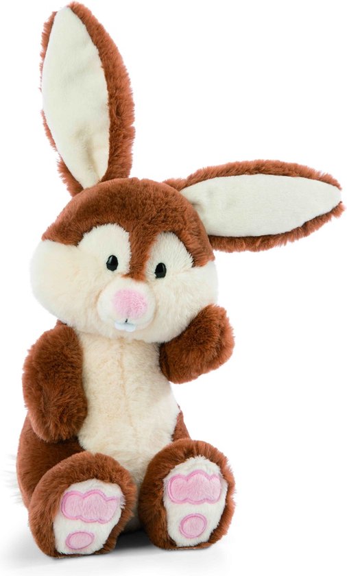 Nici konijn/haas pluche knuffel - bruin - 25 cm | bol