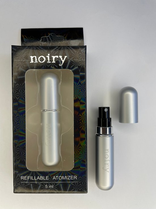 NOIRY - Parfum Verstuiver Navulbaar - Mini Parfum Flesje - Zilver | bol.com