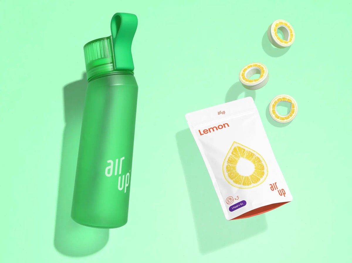 Air Up Drinkfles starterskit - Vibrant Green - Inclusief 3 pods ...