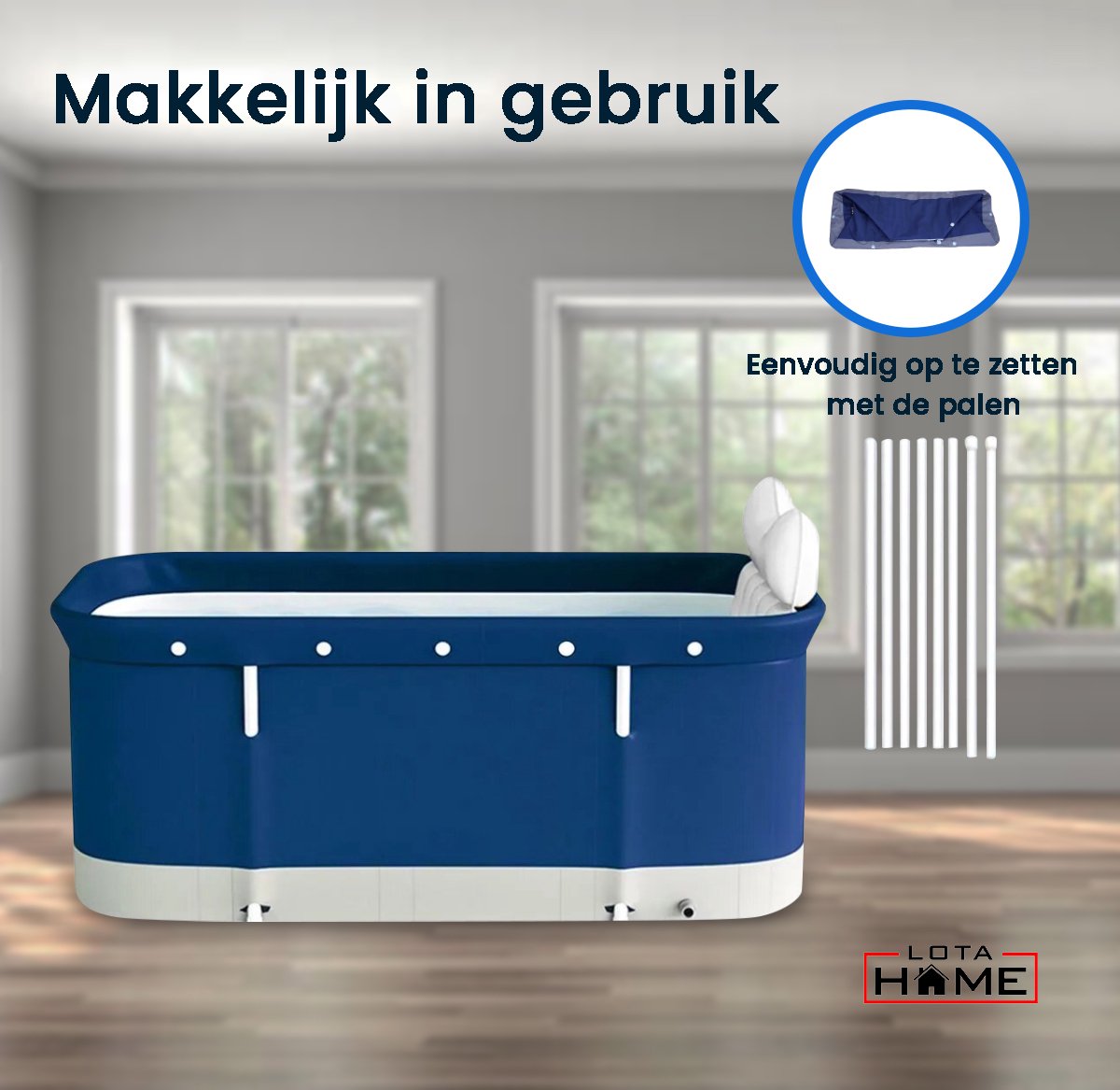 LotaHome - Opvouwbaar Bad - Bad voor Volwassenen en Kinderen - Opzet ...
