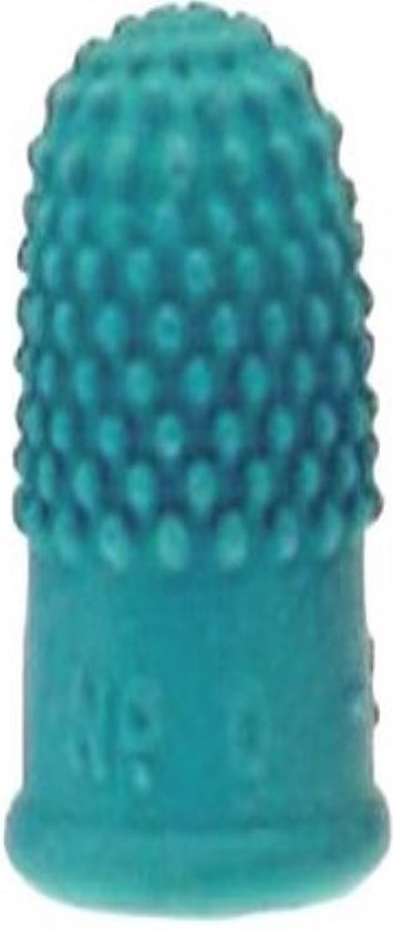Laufer rubber vingerdop vingerhoed groen 10 stuks | bol