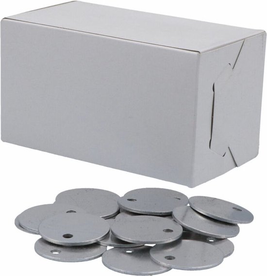 Doos Aluminium penningen 30x1,5mm | bol