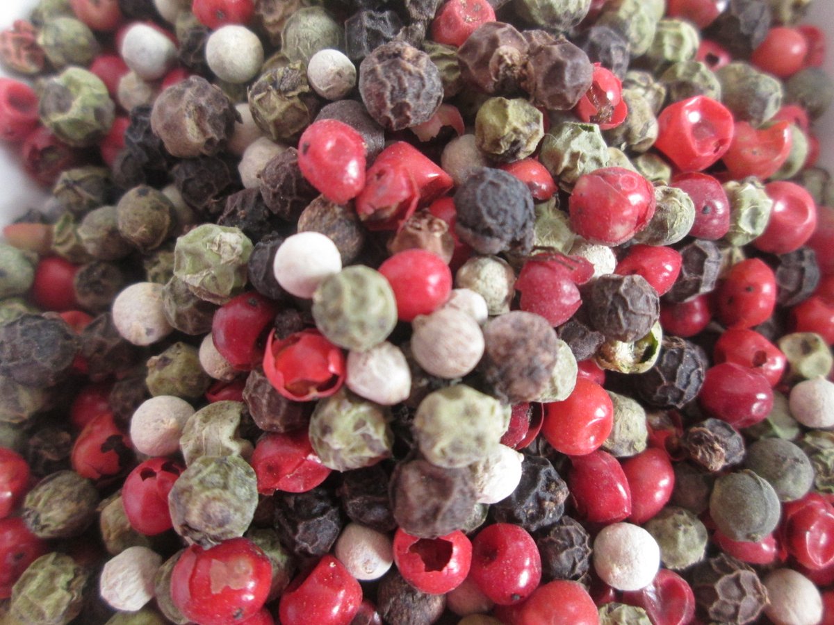 600 gr pot 4 Seizoenen Peper Mix van Zwarte, Witte, Groene Peperkorrels ...