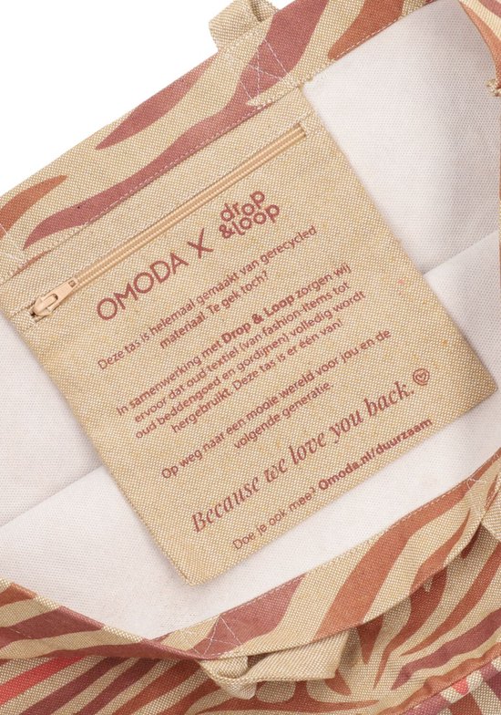 Omoda X Drop & Loop Dames Shoppers Oxford - Camel | bol.com