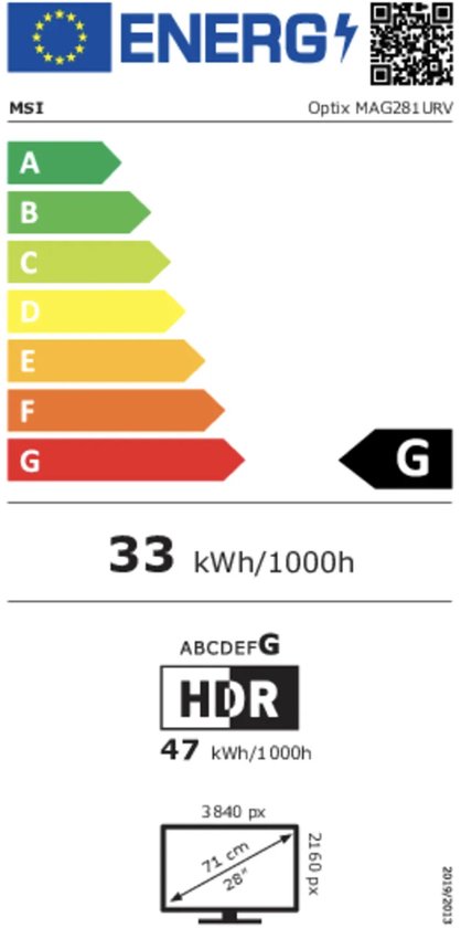 MSI Optix MAG281URV 27.9 inch IPS Gaming Monitor | bol.com