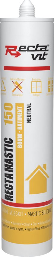 Rectavit Recta-Mastic 150 Bouw - Grijs | bol