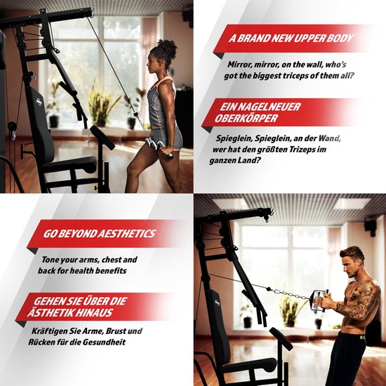 Physionics - Krachtstation - Fitness Station - Multifunctionele ...