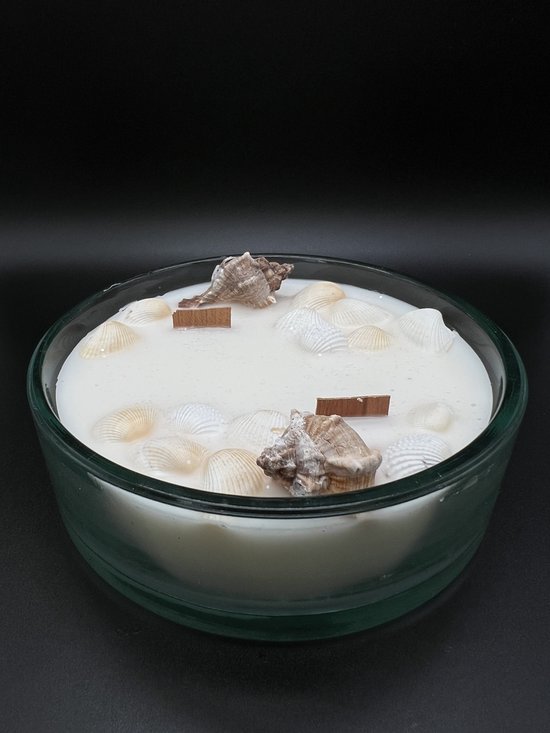 Kaars in glas groot - wit | bol.com