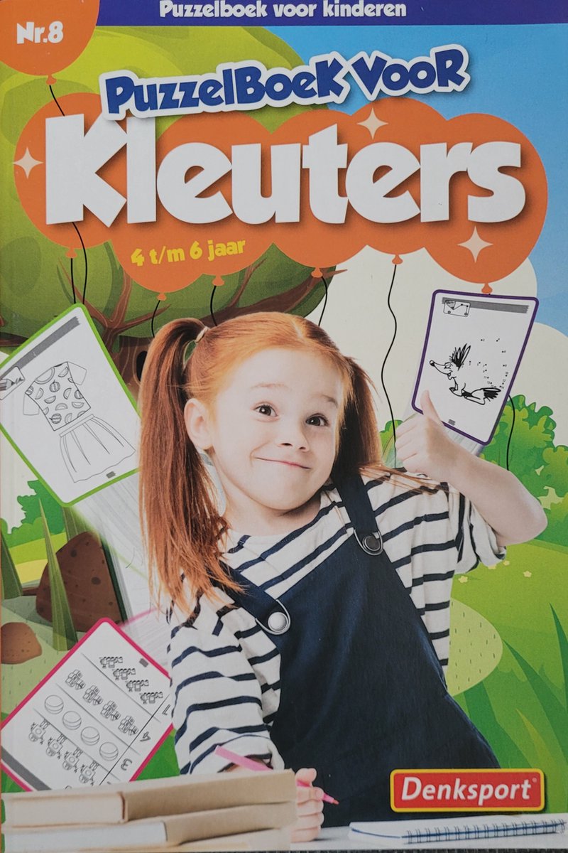 Denksport Nr 8 Puzzelboek voor Kleuters | bol