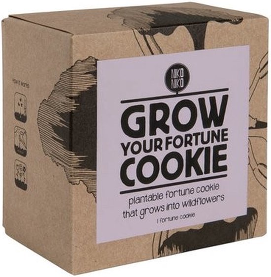 Grow your fortune cookie | NikoNiko | Duurzaam geschenk | Wilde bloemen | Cadeautje |... | bol.com