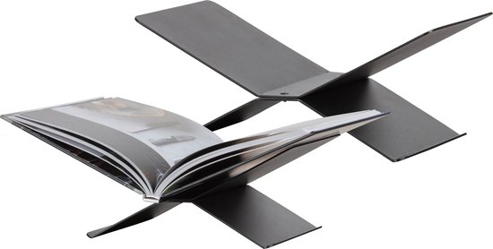 WOOOD Exclusive Brook Boekenstandaard Liggend - Metaal - Zwart - Set ...