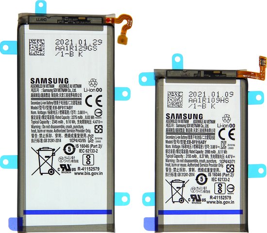 Samsung Galaxy Z Fold 2 Interne Batterij Primair en Secundair Origineel ...