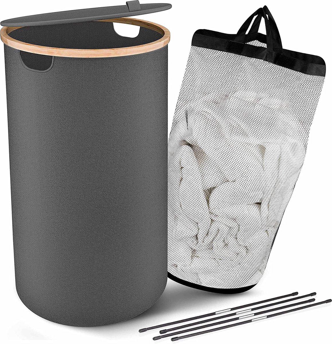 Luxe Wasmand – Badkamer Accessoires – Groot Maat - Universeel | bol.com