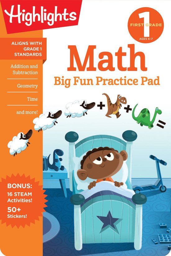 Highlights Big Fun Practice Pads- First Grade Math Big Fun Practice Pad ...