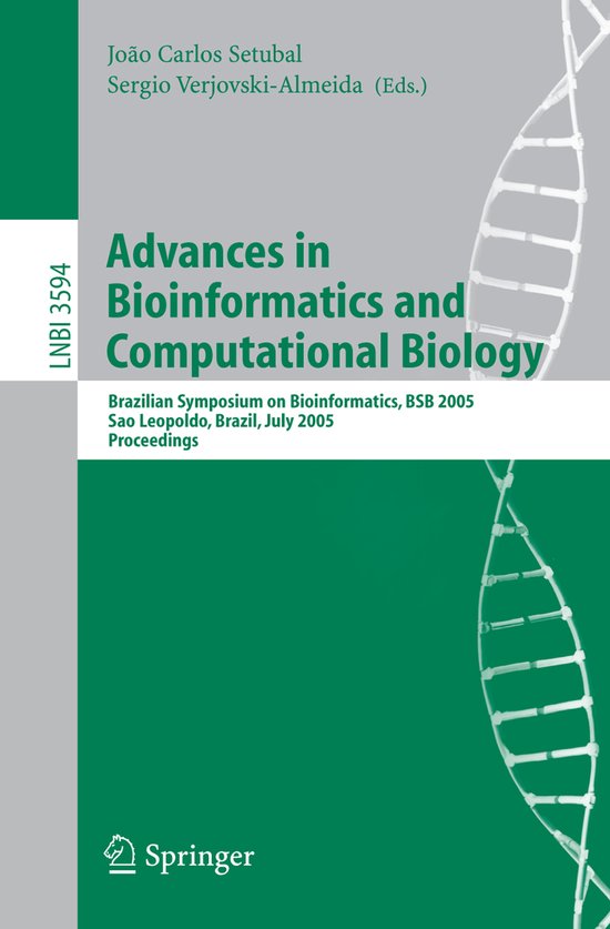 Advances in Bioinformatics and Computational Biology | 9783540280088 ...