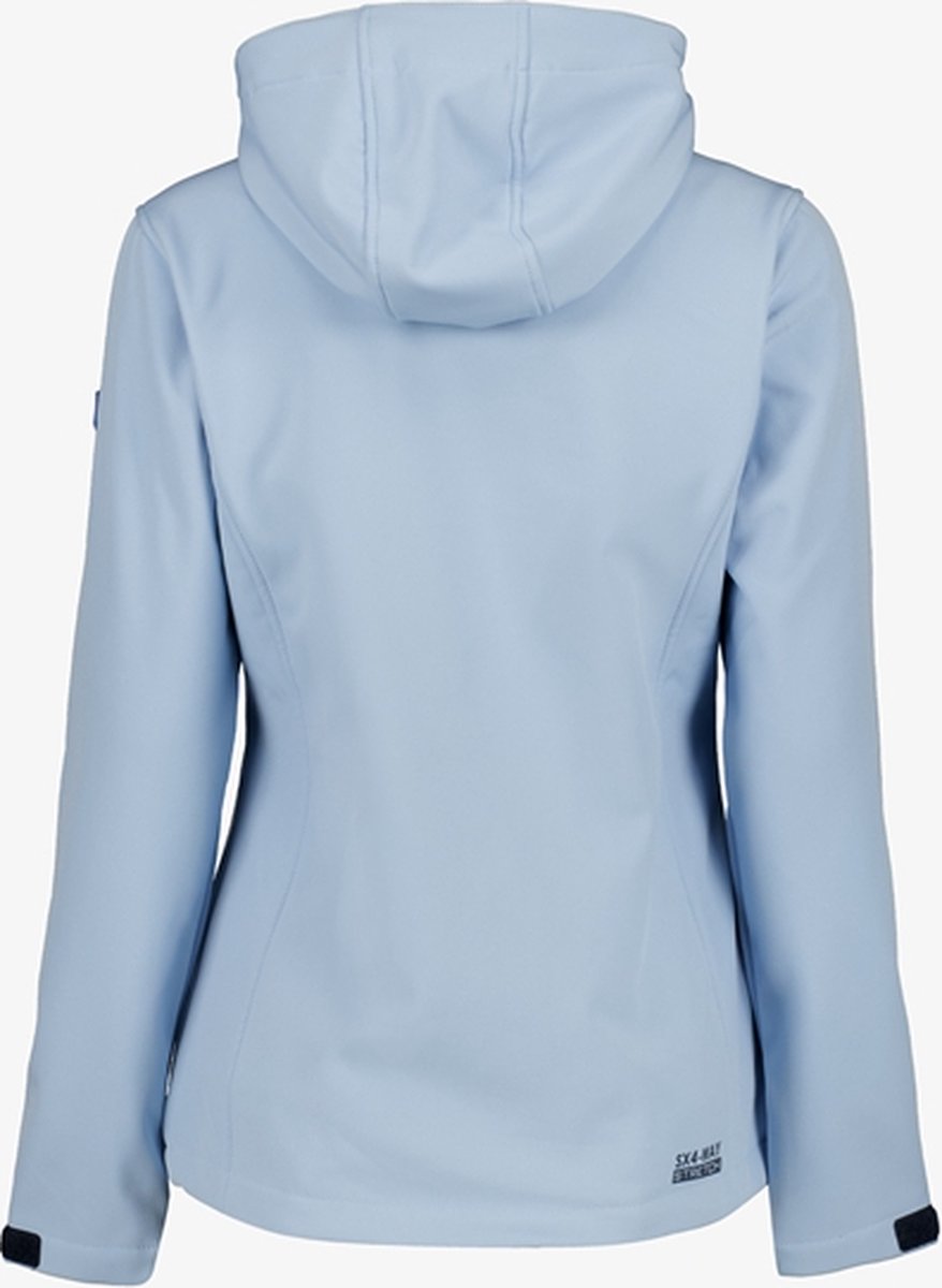Kjelvik dames softshell jas lichtblauw - Maat L - Winddicht - Ademend ...