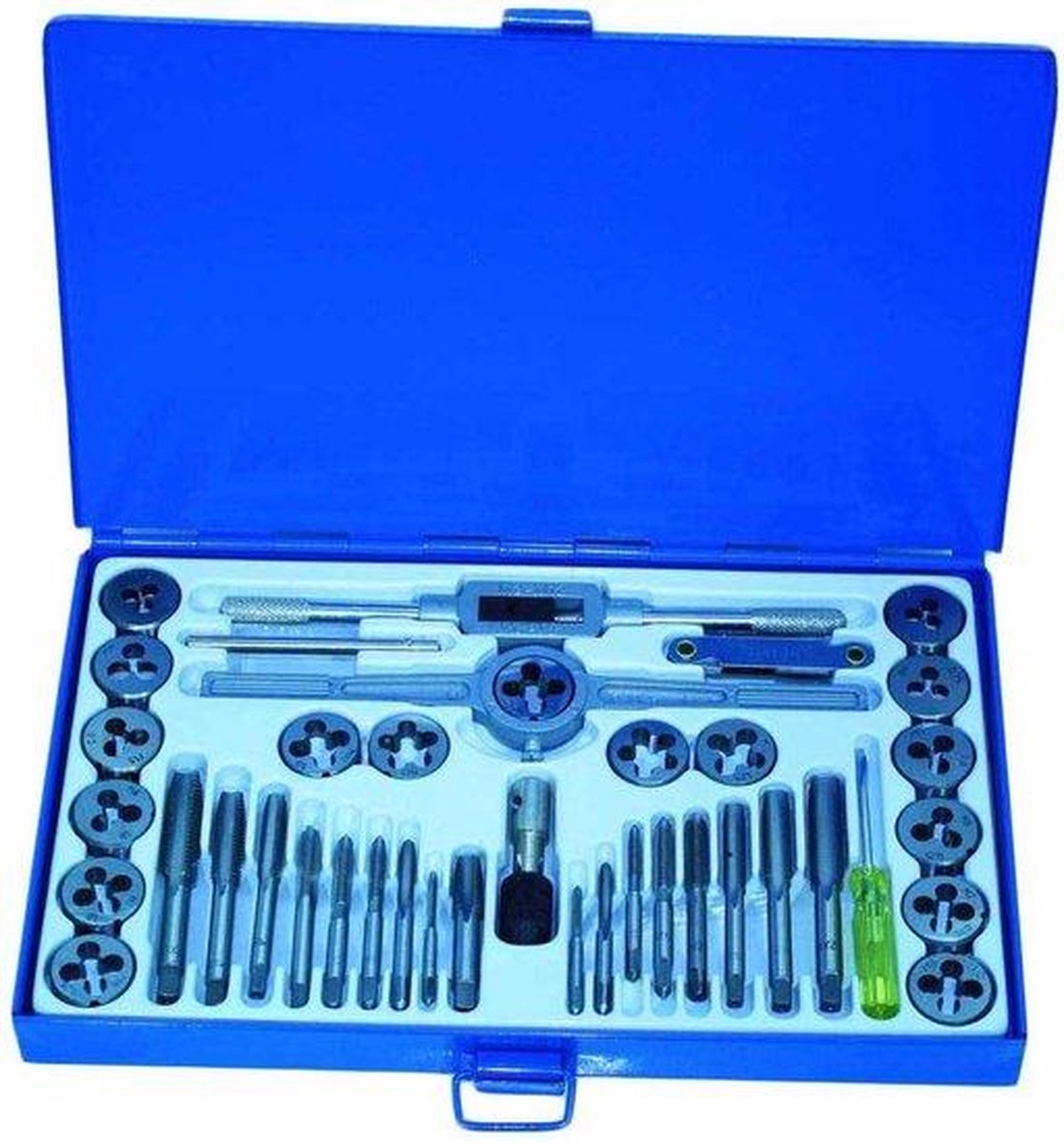 Tappenset - 40 delig - metrisch - staal - Tapset - Tappen set - JMC ...