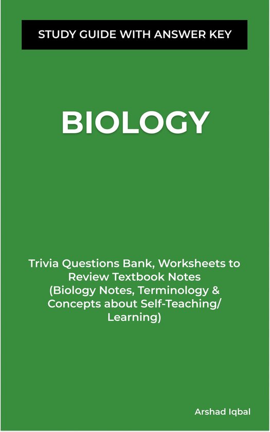 Biology Notes, Terminology & Concepts about Self-Teaching/Learning ...