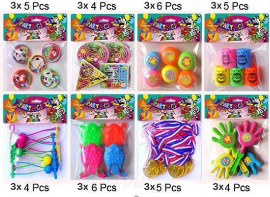 Uitdeelcadeaus - Grabbeltoncadeaus - Springkikker 6 stuks - 3 setjes | bol