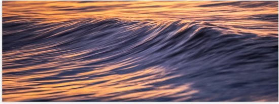WallClassics - Poster (Mat) - Kalmte van het Water - 90x30 cm Foto op ...