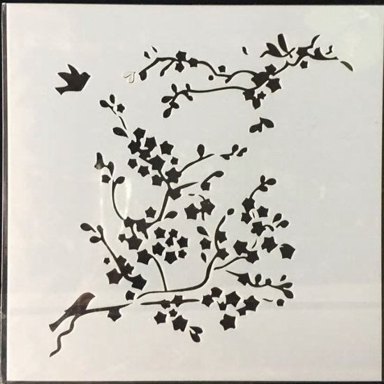 sjabloon Tak tekensjabloon 13 x 13 cm | bol