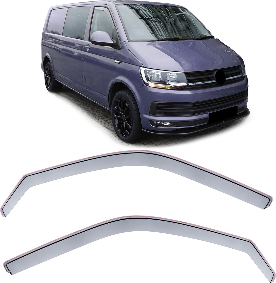 Zijwindscherm VW T5 Bus Transporter Vanaf 2003 t/m 2015 Zijwindschermen ...