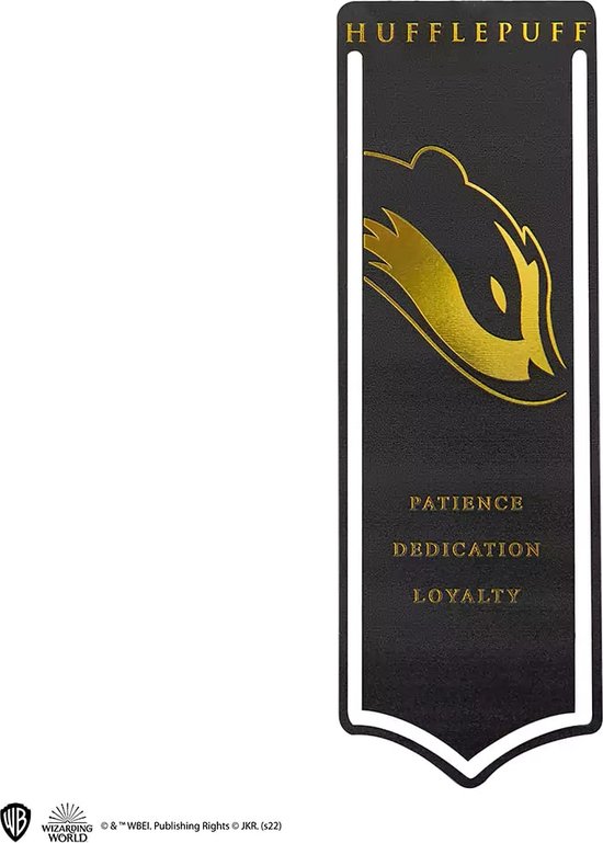 Cinereplicas Hufflepuff / Huffelpuf Crest / Wapen Metal Bookmark ...
