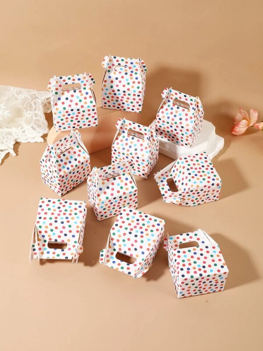 Gondeldoosjes - Bonbon / Bonbons doosje - Stip - Polkadot Dots ...