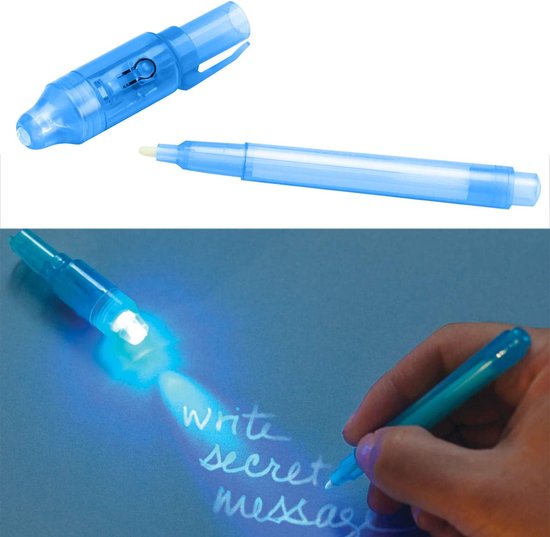 TrueForYou - 14 stylos à encre invisibles avec lumière UV - Chasse au ...
